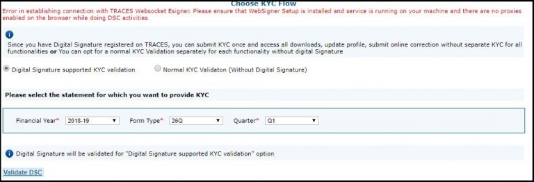Common Errors – TRACES – Knowledge Base