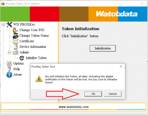 PROXKey token Password Reset – Initialize Token ( Format Token ...